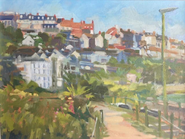 St. Peter Port from La Vallette Gardens - £650 - Rosanne Guille