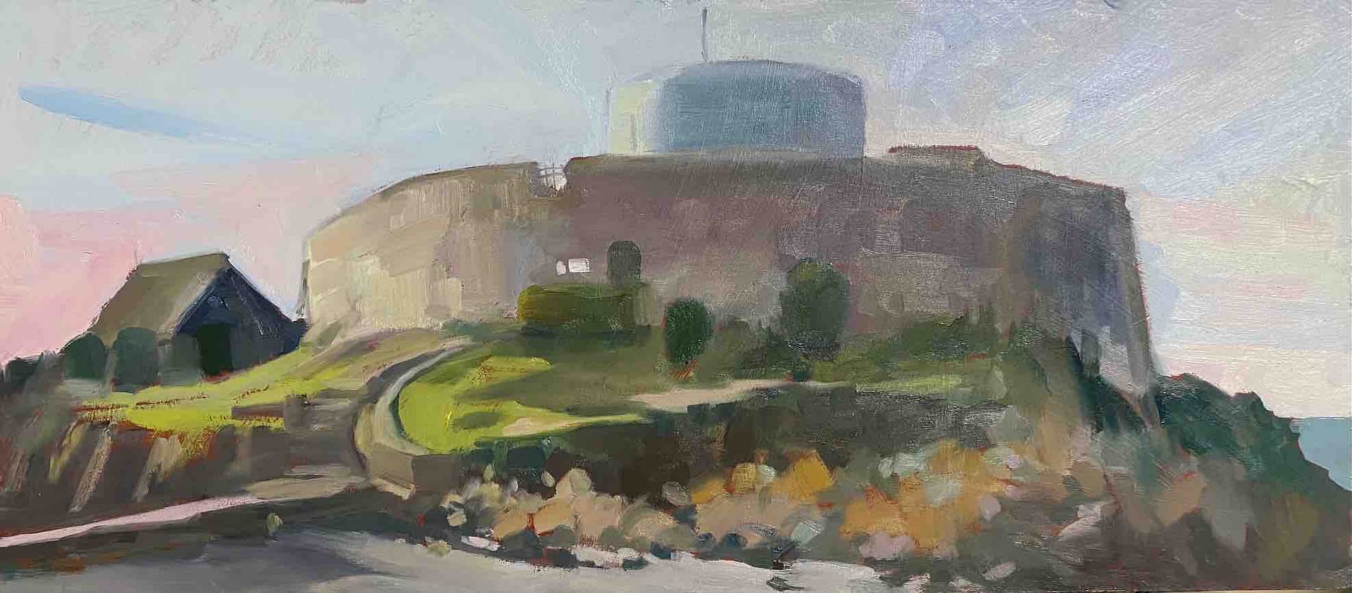 The Cup and Saucer, Rocquaine, Guernsey - Rosanne Guille